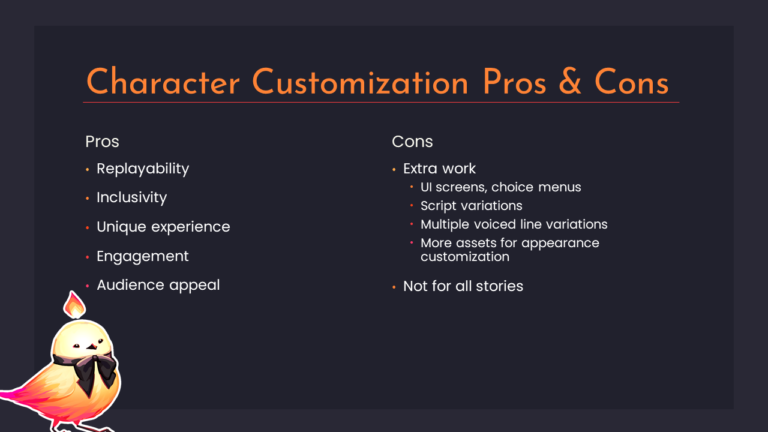 Character Customization 101 Talk - Feniks Development